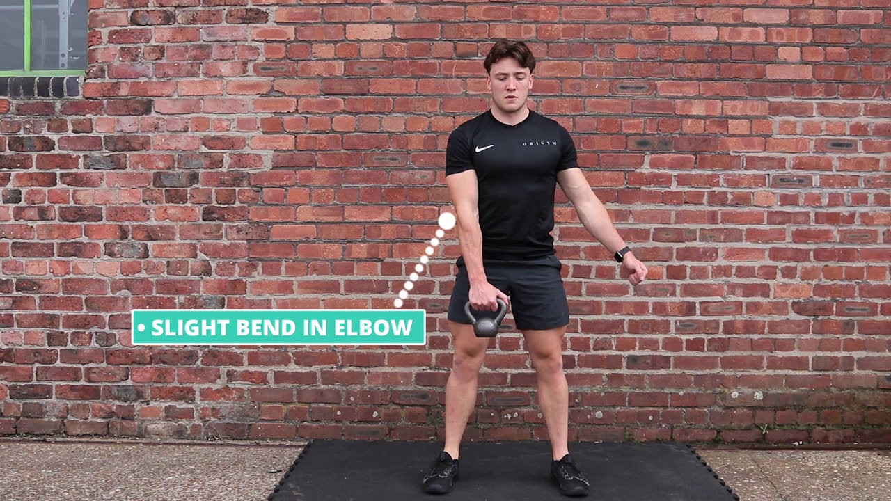 How To Do Kettlebell Single Arm Deadlift | Exercise Demo - YouTube