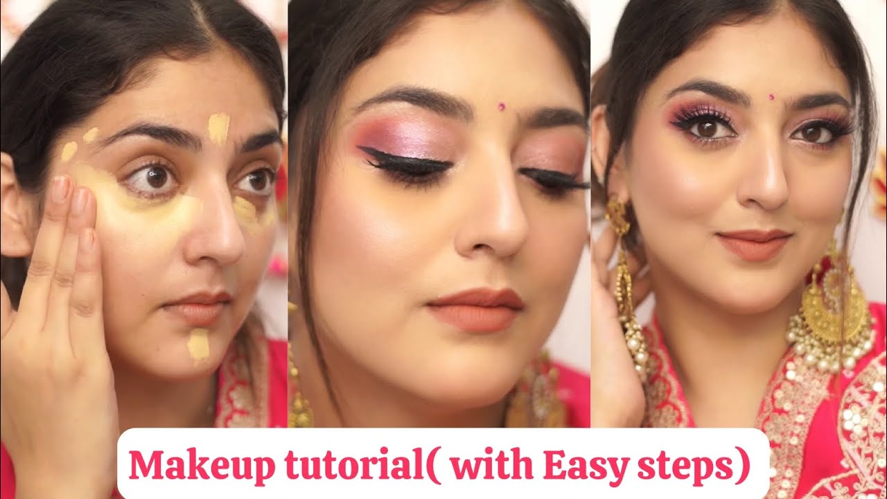 EASY Makeup Tutorial for Beginners ( simple steps ️) - YouTube