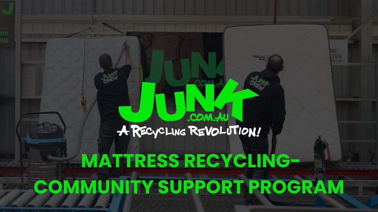 Junk Mattress Recycling Program- Helping Our Community - YouTube