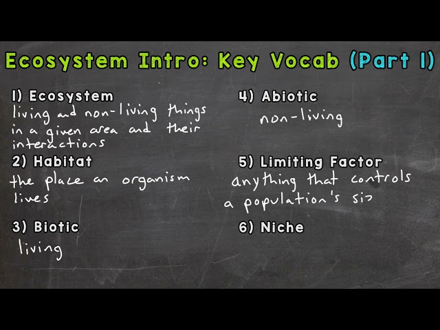 Habitats - Grade 4 Science - Key Voc…: English ESL video lessons