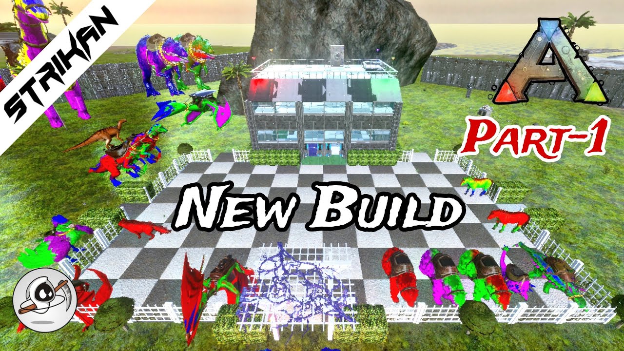 New Base Design in Single-Player World | Part-1 | Ark builds | EP02 ...