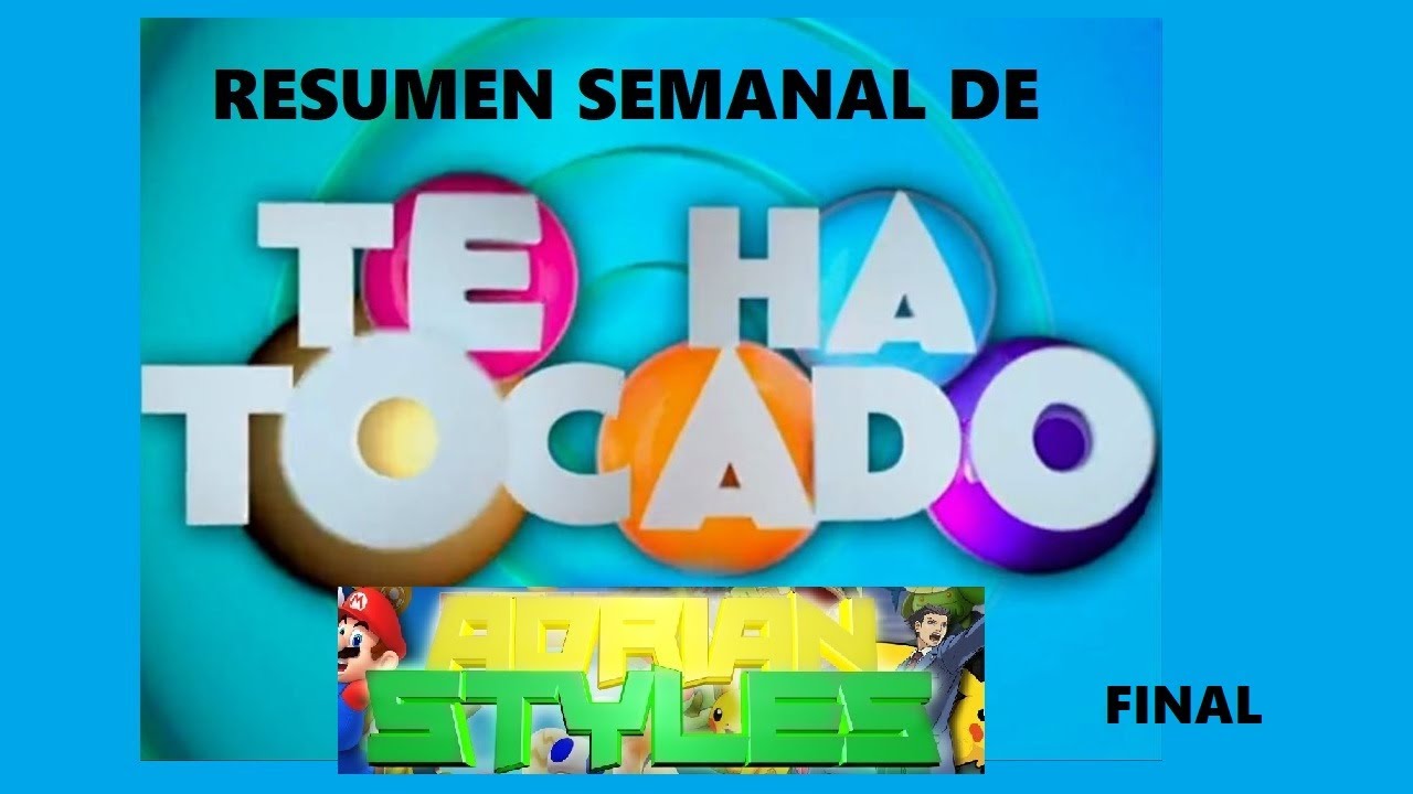 adrianstiles Vlogs: Te Ha Tocado TVE Resumen Programas del 3 al 7 de Octubre de 2022 (FINAL ...