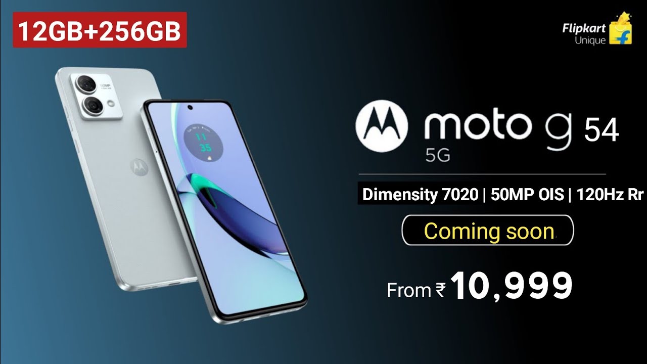 Motorola G54 5G With 50MP OIS Camera | 6000mAh Battery, Full ...