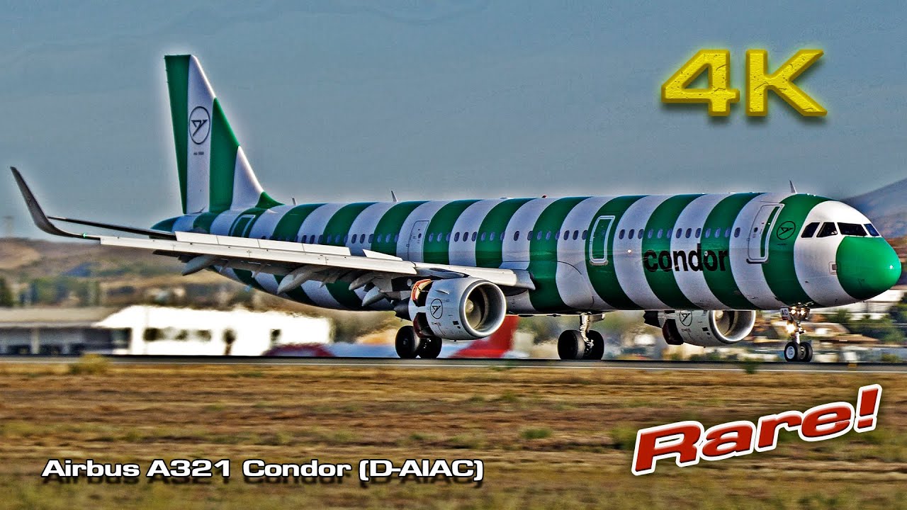 Airbus A321 Condor (D-AIAC) Alicante Rare! - YouTube