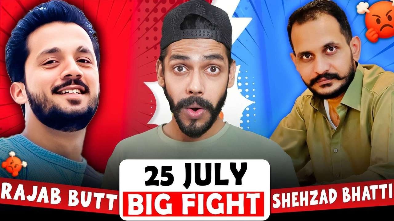 Be Ready For RAJAB BUTT Vs SHEHZAD BHATTI Fight - 25 JULY !!! - YouTube