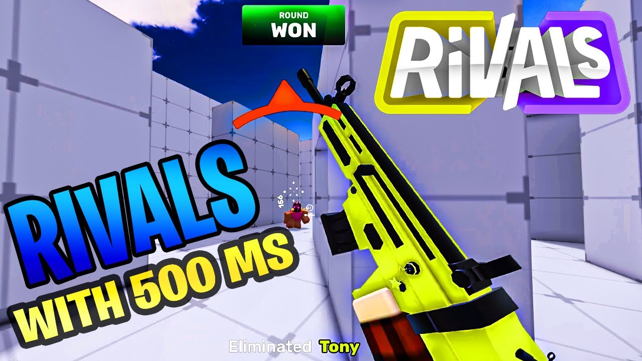 Roblox Rivals But 500ms Ping Rivals 1 vs 1 - YouTube
