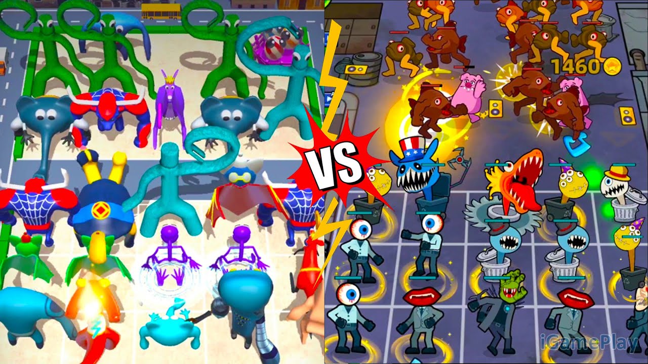Merge Color Friends Mods Vs Merge Fight Grim & Zombie War, Merge Battle ...