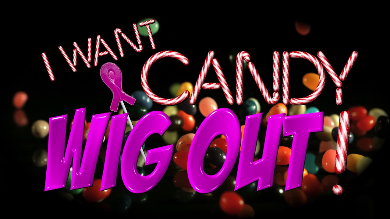 Wig Out 2018 I Want Candy Animated Gobo Projection - YouTube