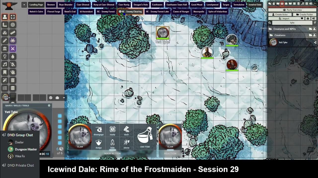 Icewind Dale: Rime of the Frostmaiden - Session 29 - The Reghed Glacier - YouTube