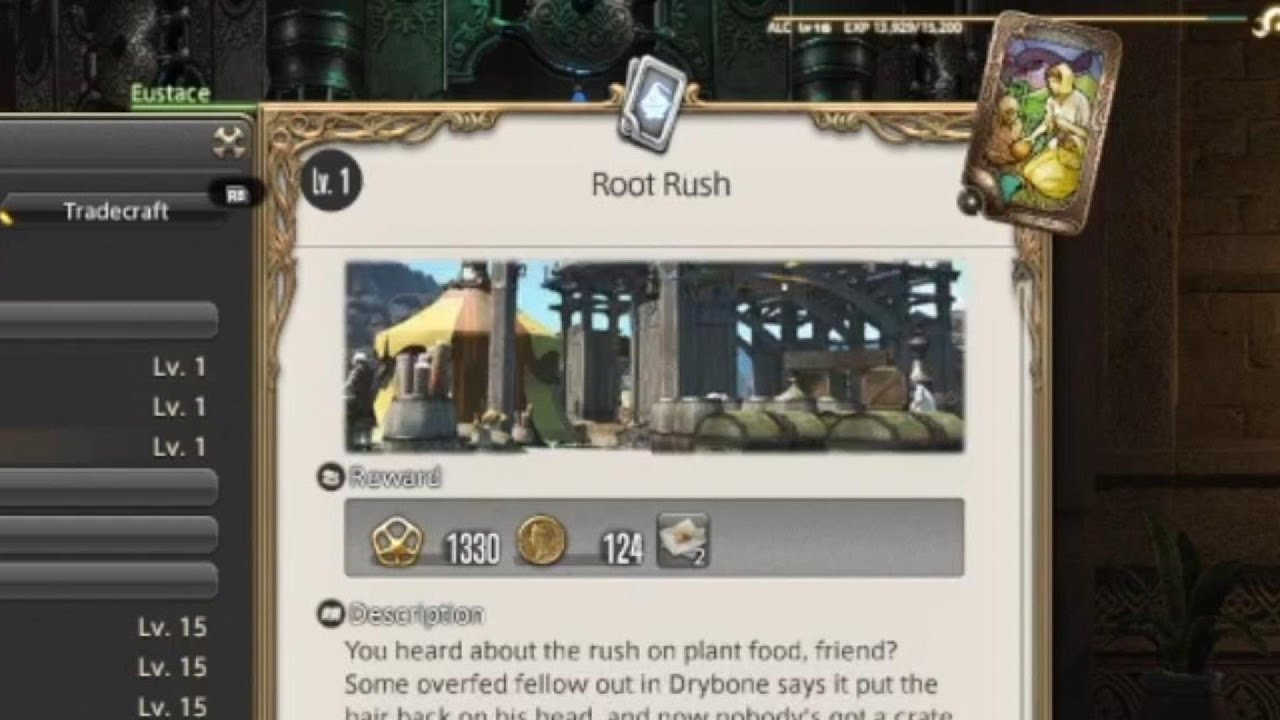 FF14 - LQ - Root Rush - Lv.1 - YouTube