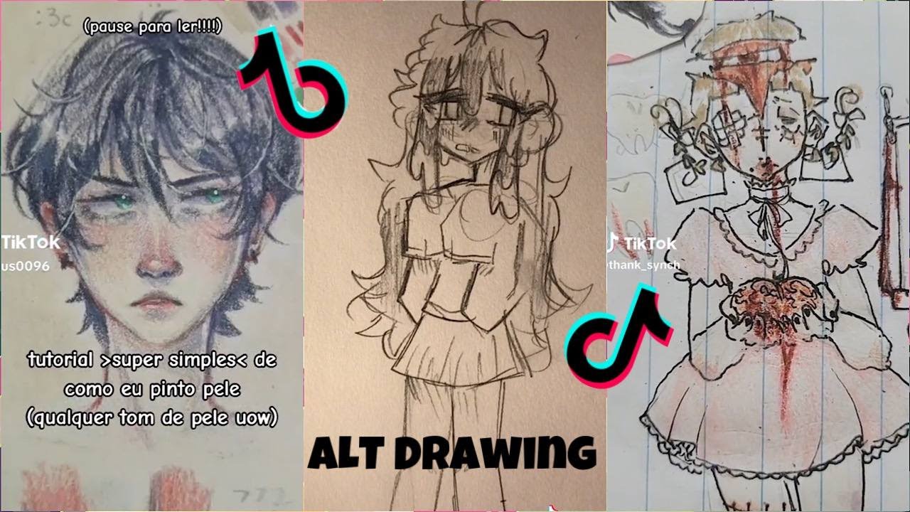 ALT Drawing TikToks - Best TikTok Compilation #1 - YouTube