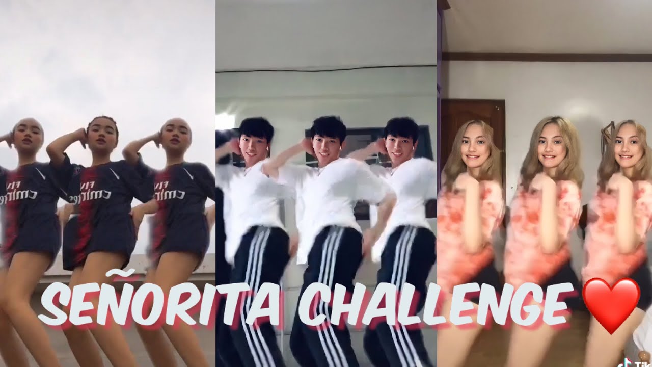 Señorita Challenge by Austin Ong | Tiktok Compilation - YouTube