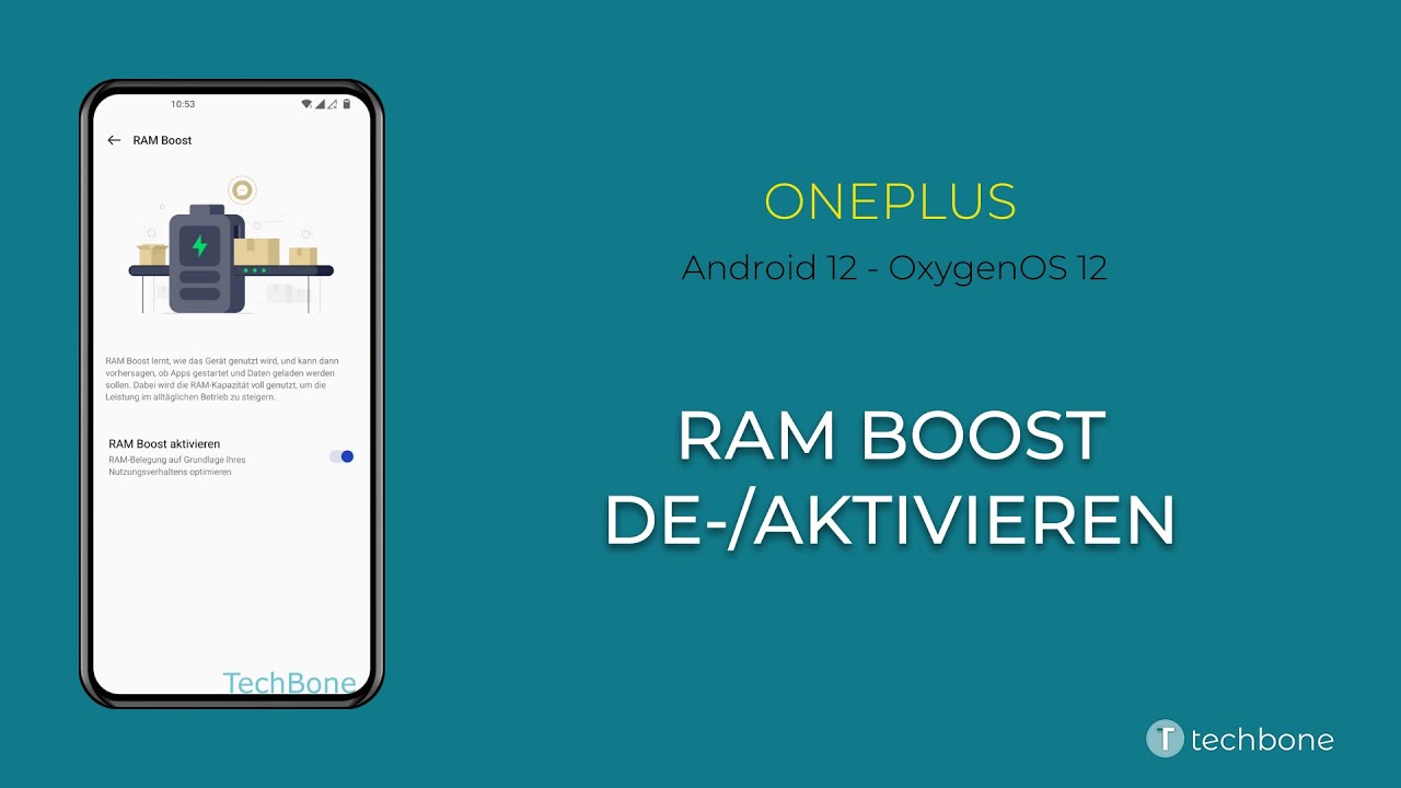 RAM Boost de-/aktivieren - OnePlus [Android 12 - OxygenOS 12] - YouTube