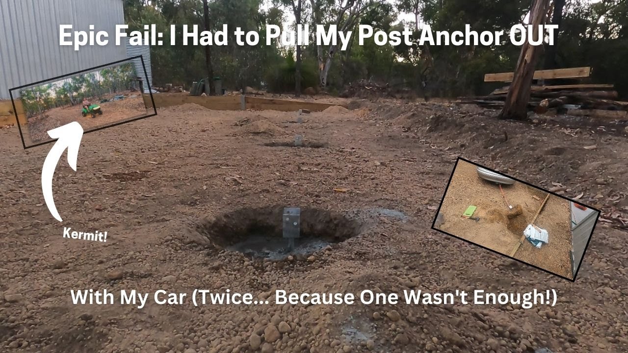 Epic Fail: I Had to Pull My Post Anchor OUT with My Car (Twice ...