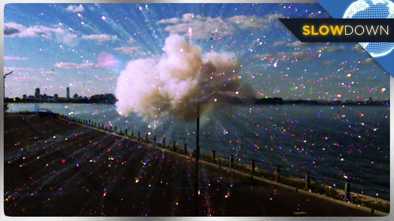 Fireworks Exploding in Slow Motion! - YouTube