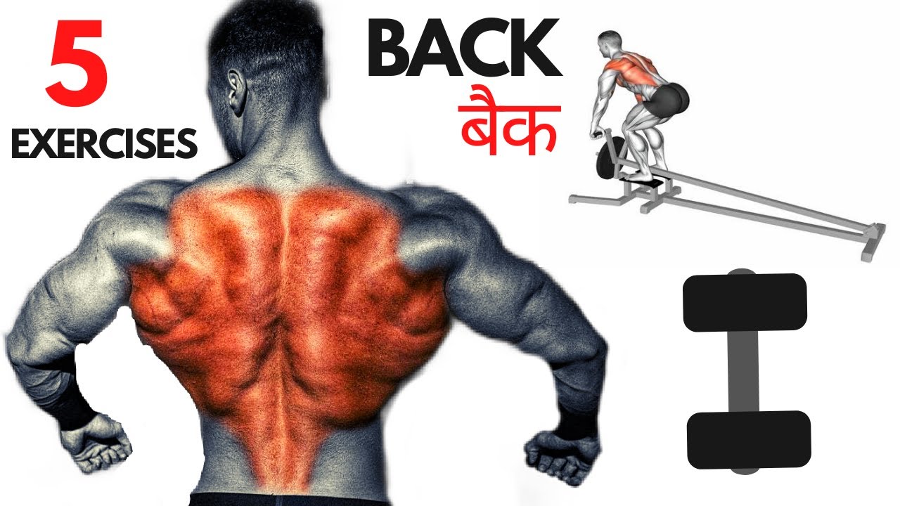 5 Dumbbell Exercises To Build A Big Back - YouTube