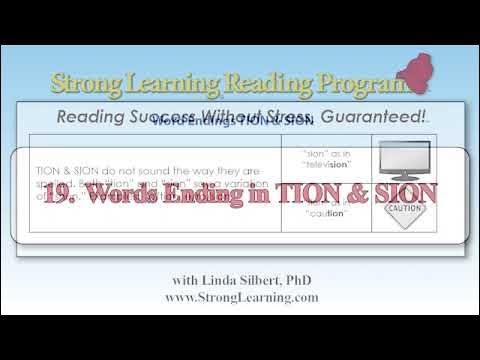 19 Words Ending in TION & SION Sounds | Phonics | Teach Reading - YouTube