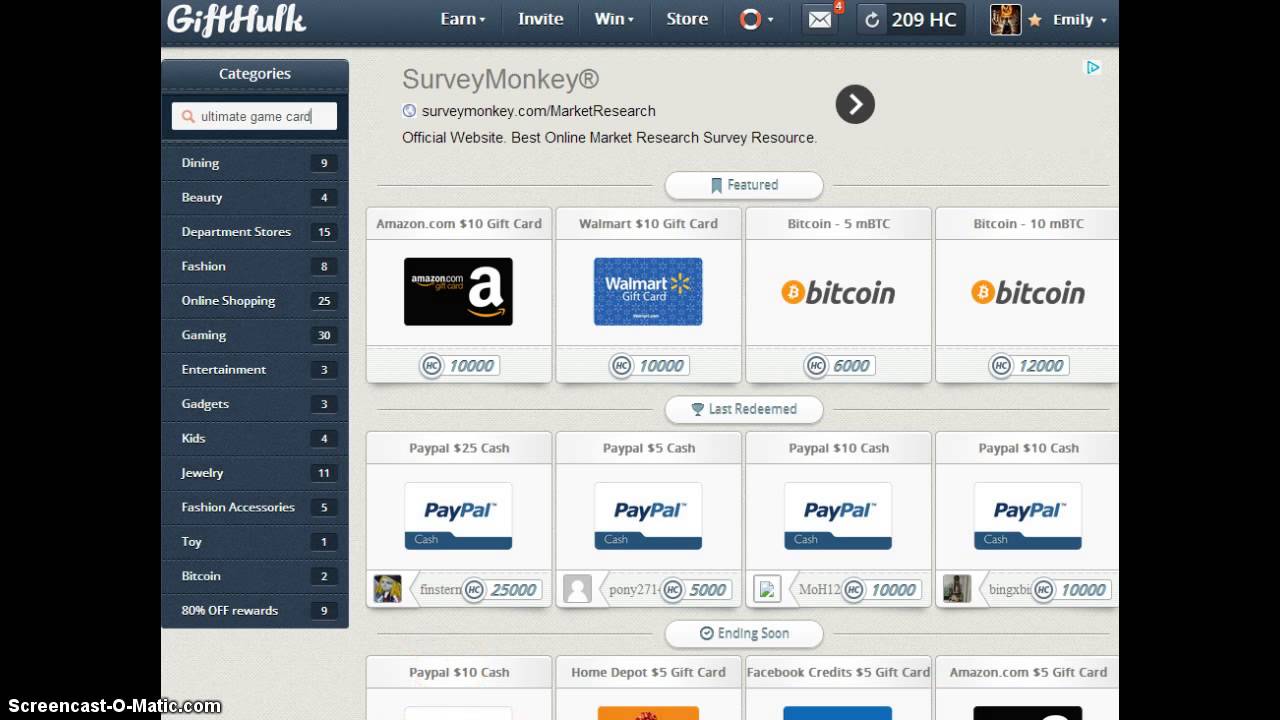FREE FANTAGE MEMBERSHIP/ECOINS USING GIFTHULK - YouTube