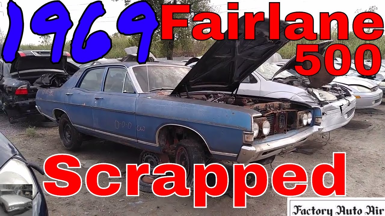 1969 Ford Fairlane 500 Junk Yard Find - YouTube