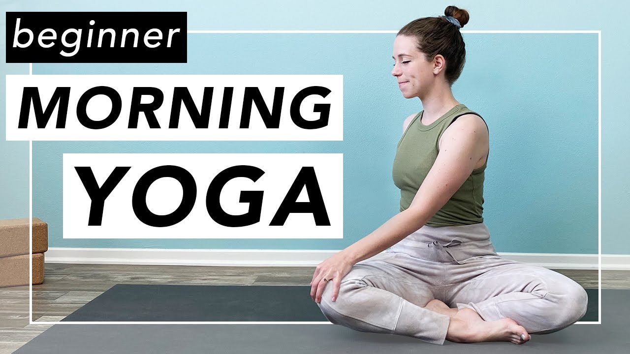 BEGINNER MORNING YOGA full body stretch for a STIFF BACK - YouTube