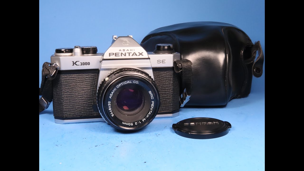 Pentax K1000 SE 35mm SLR Film Camera with 50mm F2 Prime Lens