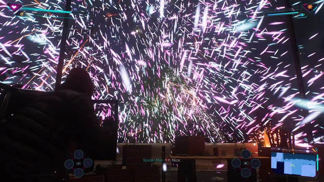 Marvel's Spider-Man 2: Rooftop Fireworks Side Quest (Miles PS5 Gameplay ...