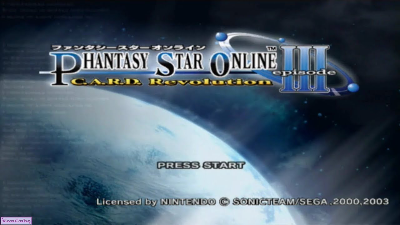 Phantasy Star Online III CARD Revolution Opening - YouTube