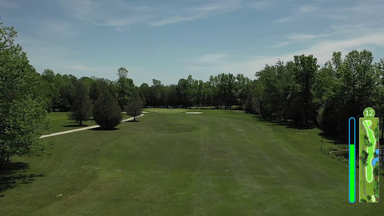 Rolling Greens Golf Club - Flyby Drone Hole #12 - YouTube