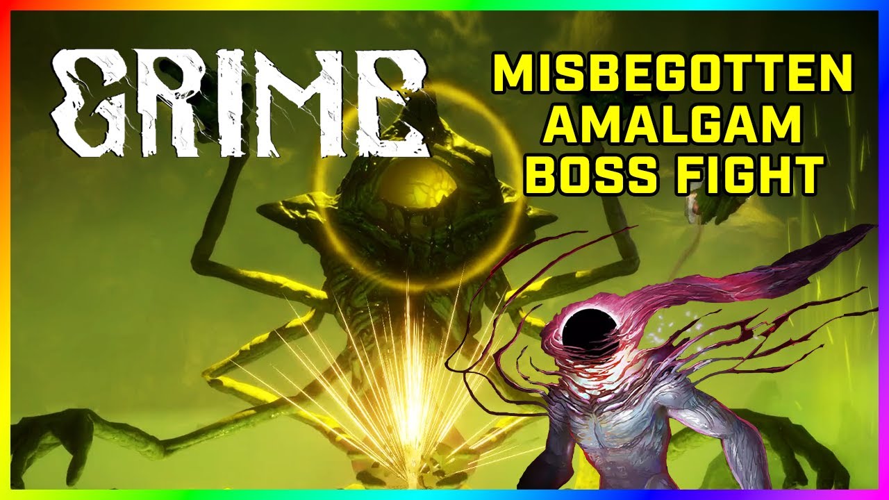 GRIME – Misbegotten Amalgam Boss Fights | WanderPlay - YouTube