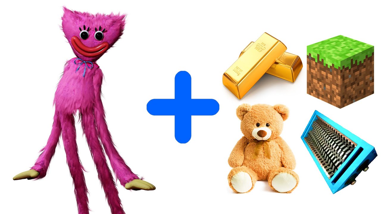 Kissy Missy + Gold Minecraft Plush Shredder = ??? Poppy Playtime ...