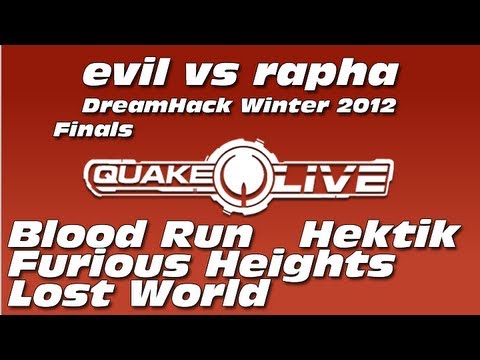 evil vs rapha - DreamHack Winter 2012 FINAL (Quake Live Shoutcast) - YouTube