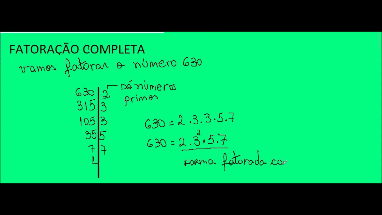 fatoração completa - YouTube
