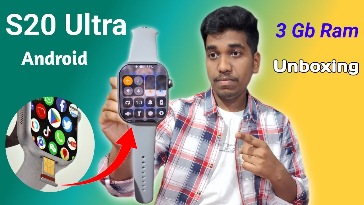 S20 Ultra Android Smartwatch | S20 Ultra 5G Smartwatch 🔥 | S20 Ultra⚡ ...