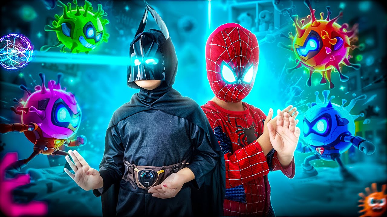 Superheros vs Germs | stories about superheroes and magical costumes ...