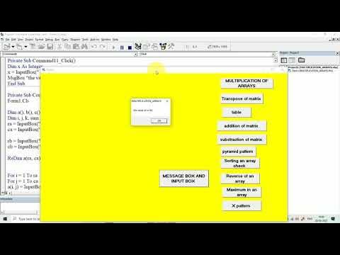 Inputbox and msgbox in VB6.0 - YouTube