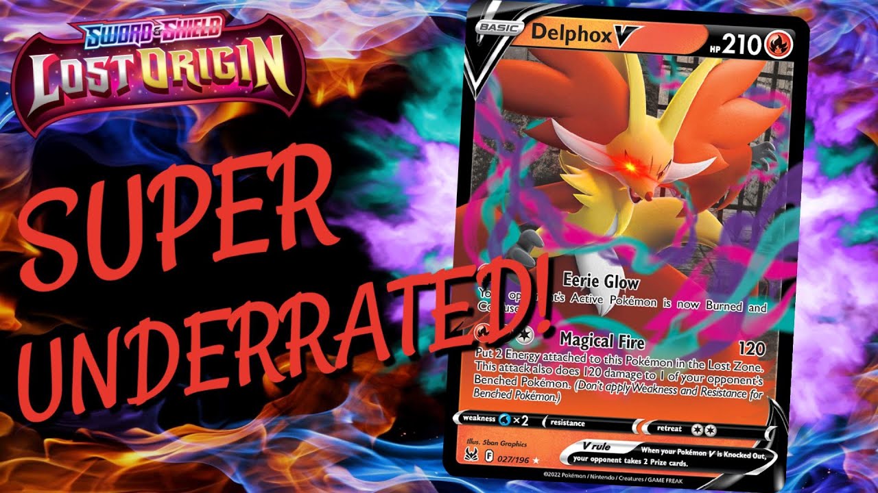 Delphox V is a SUPER UNDERRATED CARD from Lost Origin - YouTube