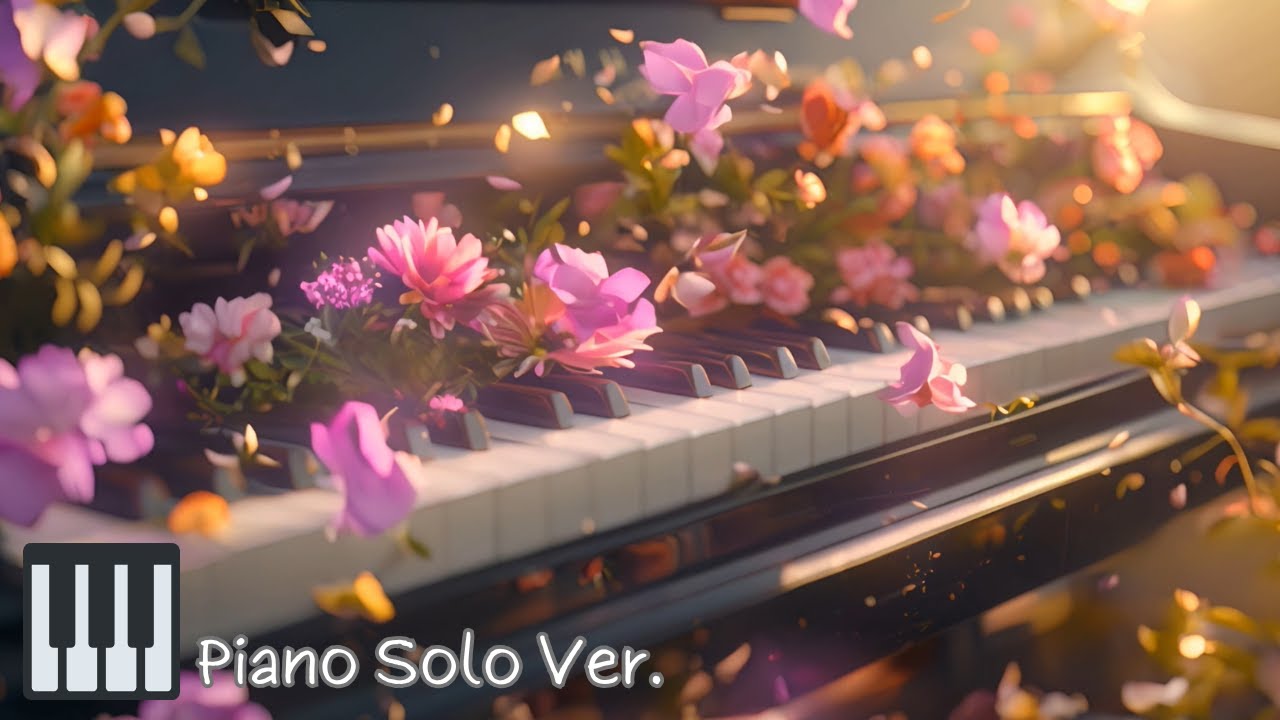 Calm Piano Music with Beautiful Spring Scene • Soothing Music for ...