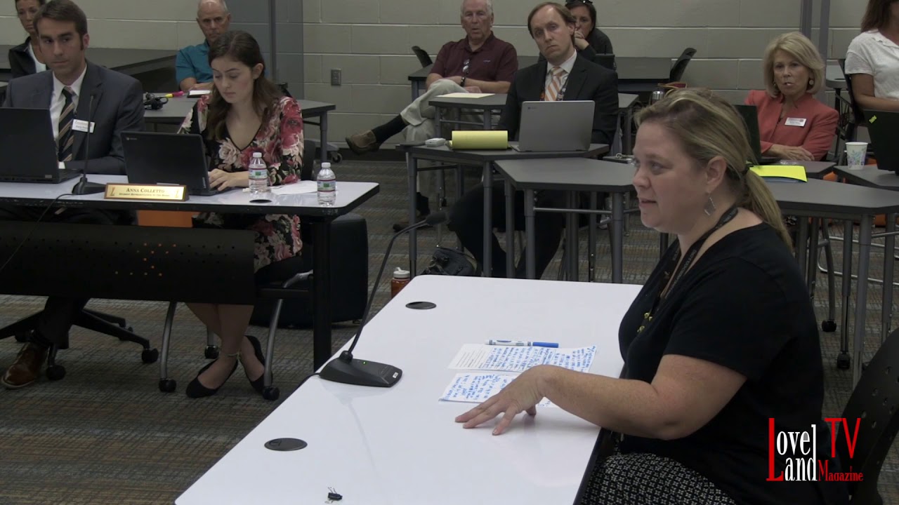 Susan Craig addresses BOE on school levy - YouTube