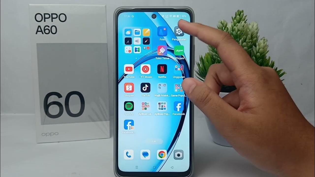 Cara Mengganti Kunci Layar ke Model Pola di HP Oppo A60. - YouTube