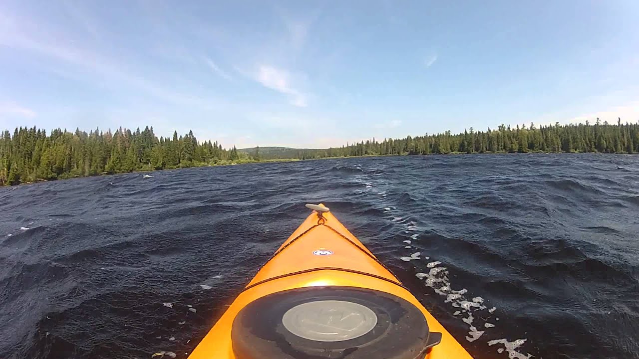 Kaykaing Allagash Wilderness Waterway Round Pond 3-4' Chop - YouTube