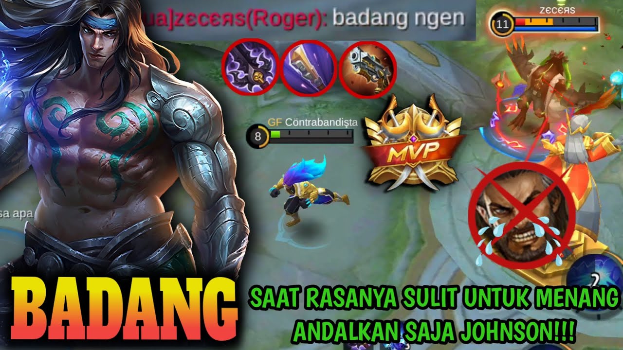 Badang Carry The Game | Badang Build Tersakit 2021 | Badang Mobile ...