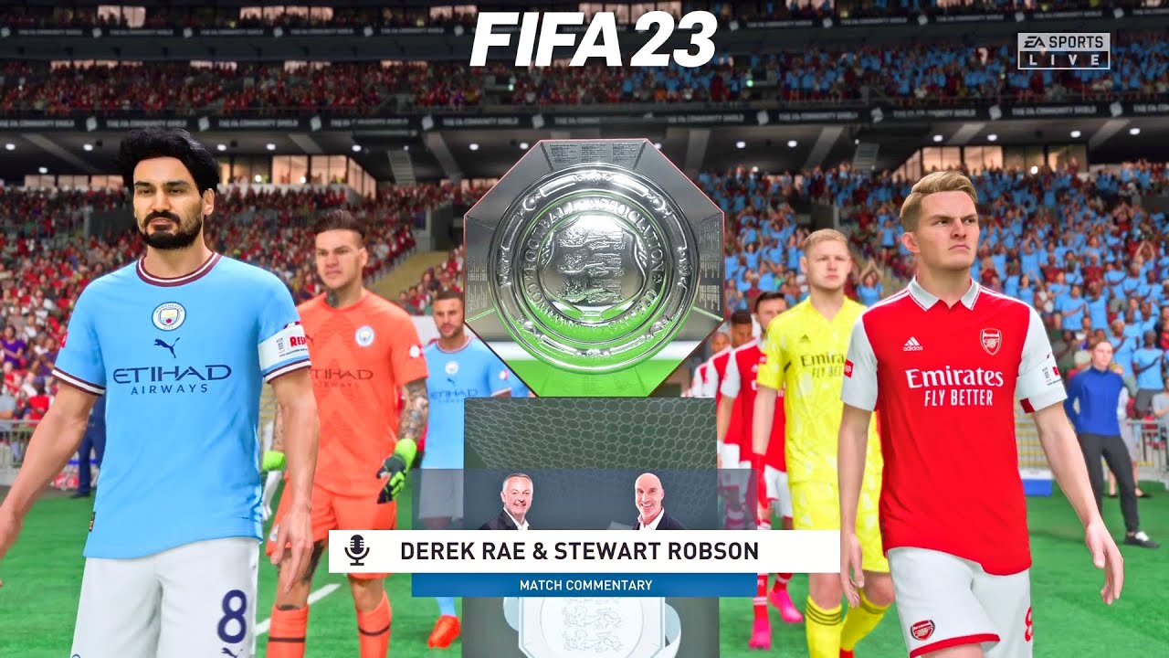 FIFA 23 | Manchester City vs Arsenal - FA Community Shield 2023 ...