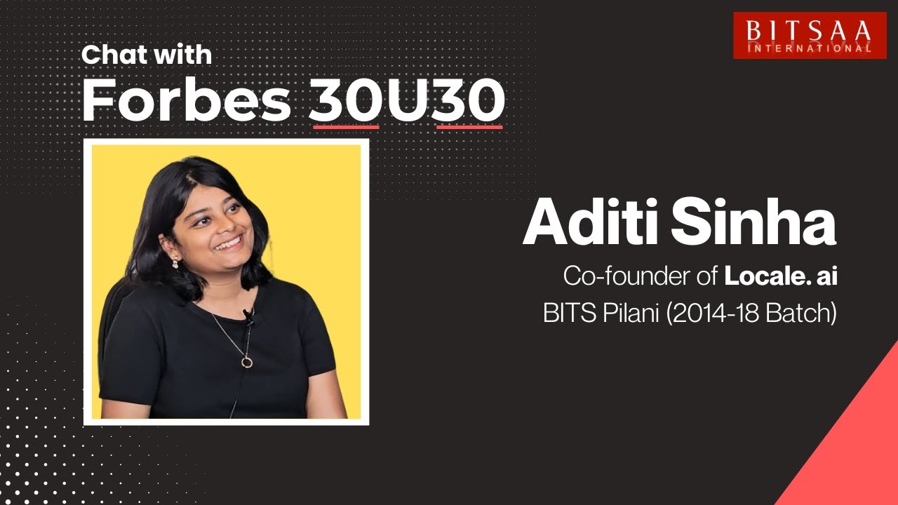 Aditi Sinha | Chat with Forbes 30 under 30 Ep06 - YouTube