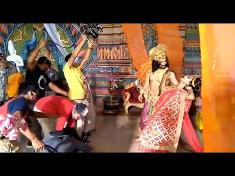 RadhaKrishan#Raslela#Radhamackup#Star Bharat#Malika#Sumidh#Radha Krishna raslela#jitu bhai