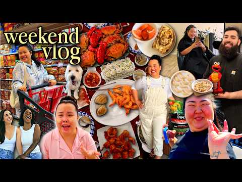 VLOG: having a bestie sleepover, eat at din tai fung, shopping day, new tattoo and life updates!!! 💛