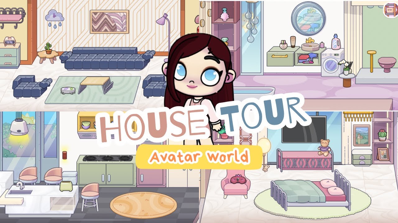 HOUSE TOUR RUMAH LUCU DI AVATAR WORLD 🏡 | AVATAR WORLD - YouTube