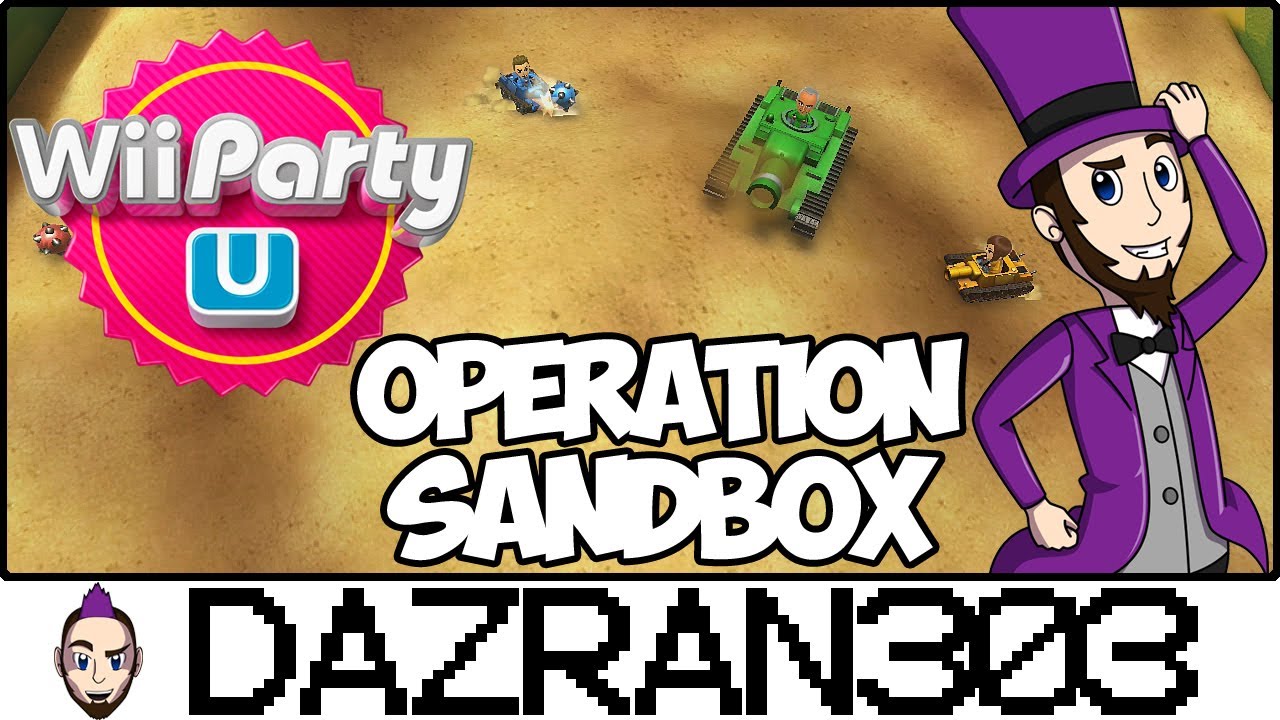 Wii PARTY U | Operation Sandbox Minigame | Gameplay/Commentary ...