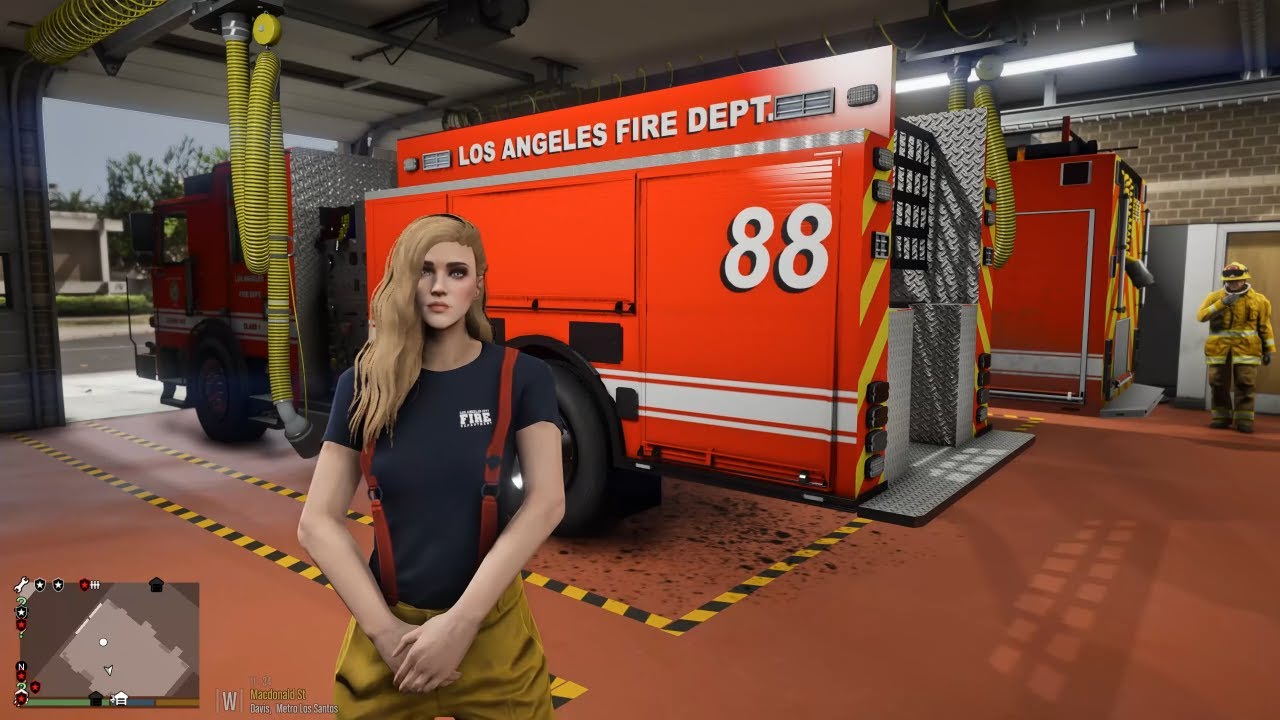 Gta 5 Lspdfr Playing As a LAFD/LSFD Pierce Arrow XT Pumper - Fire ...