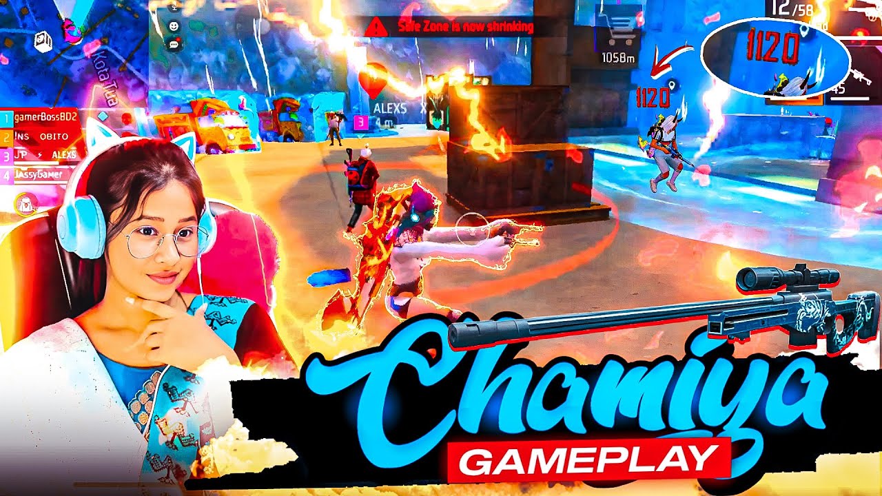 Chamiya Game Play 🥰 Jassy Gamer Live Sniper Gameplay - Free Fire Fun ...