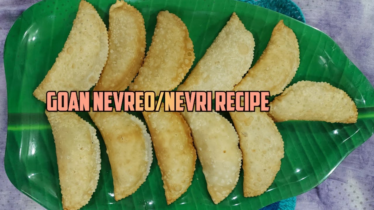 Nevri (Karanji) Recipe - Easy and Delicious | Gujiya Recipe - YouTube